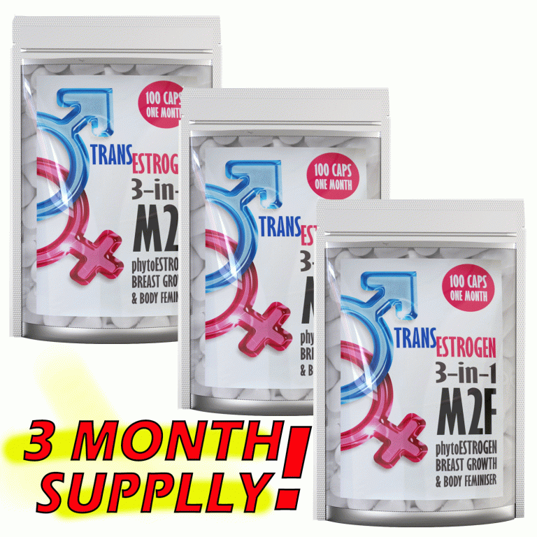 TransESTOGEN – 3 in 1 Transgender M2F Transition 3 Months Supply - M2F ...